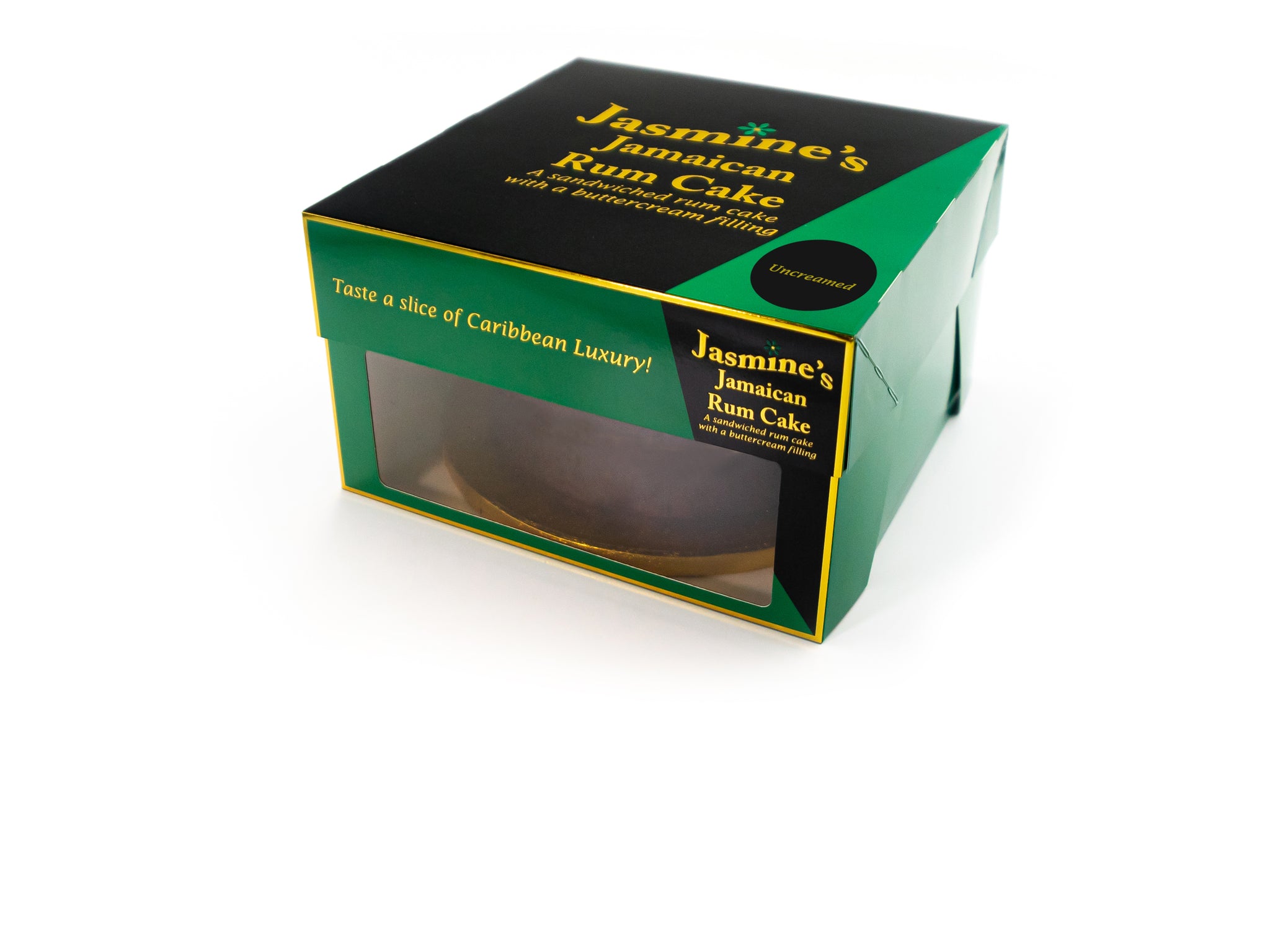 UNCREAMED 8 Inch Round Luxury Jasmine's Jamaican Rum Cake – Jasmines ...